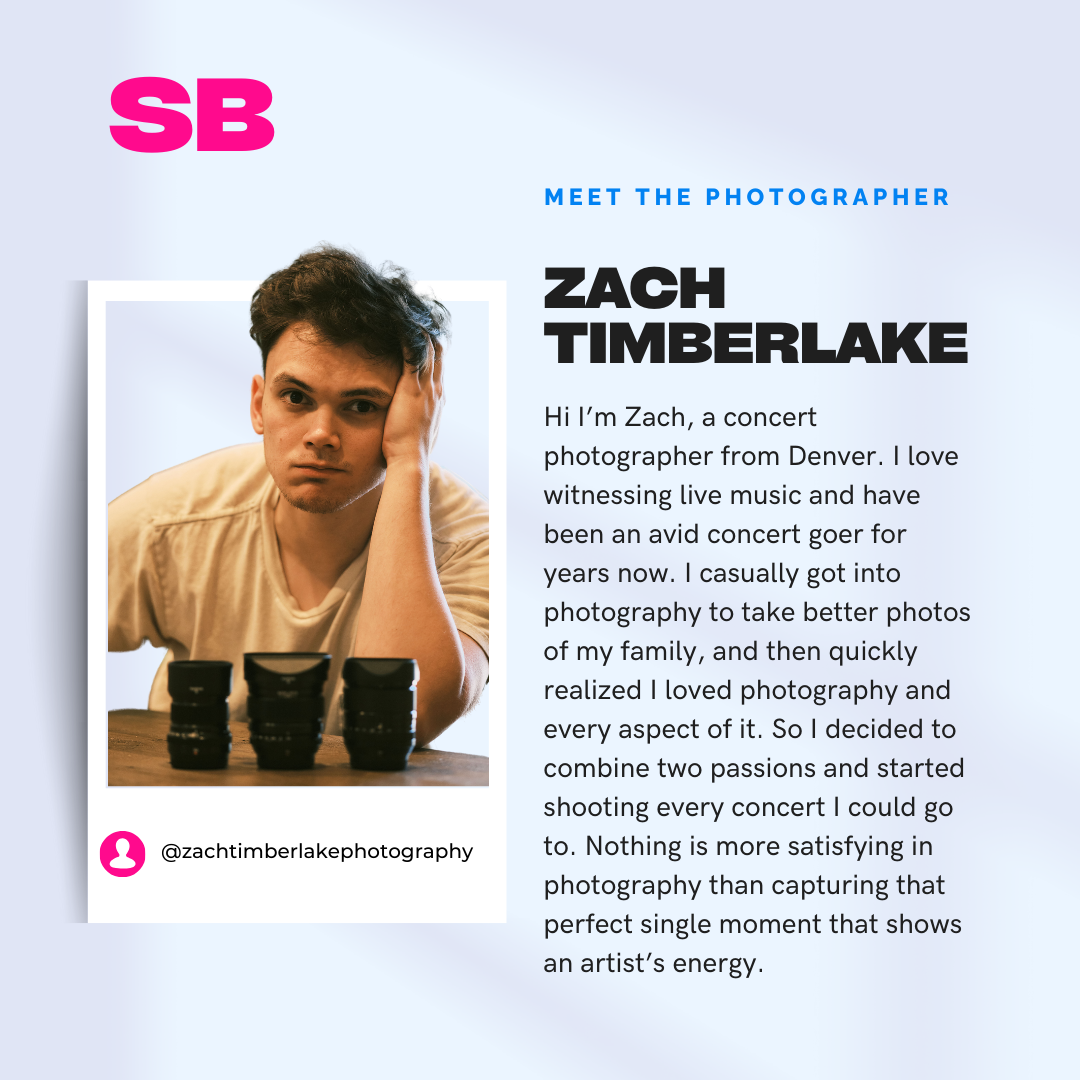 Meet the Team: Zach Timberlake — Denver Concert Photography & Artist ...